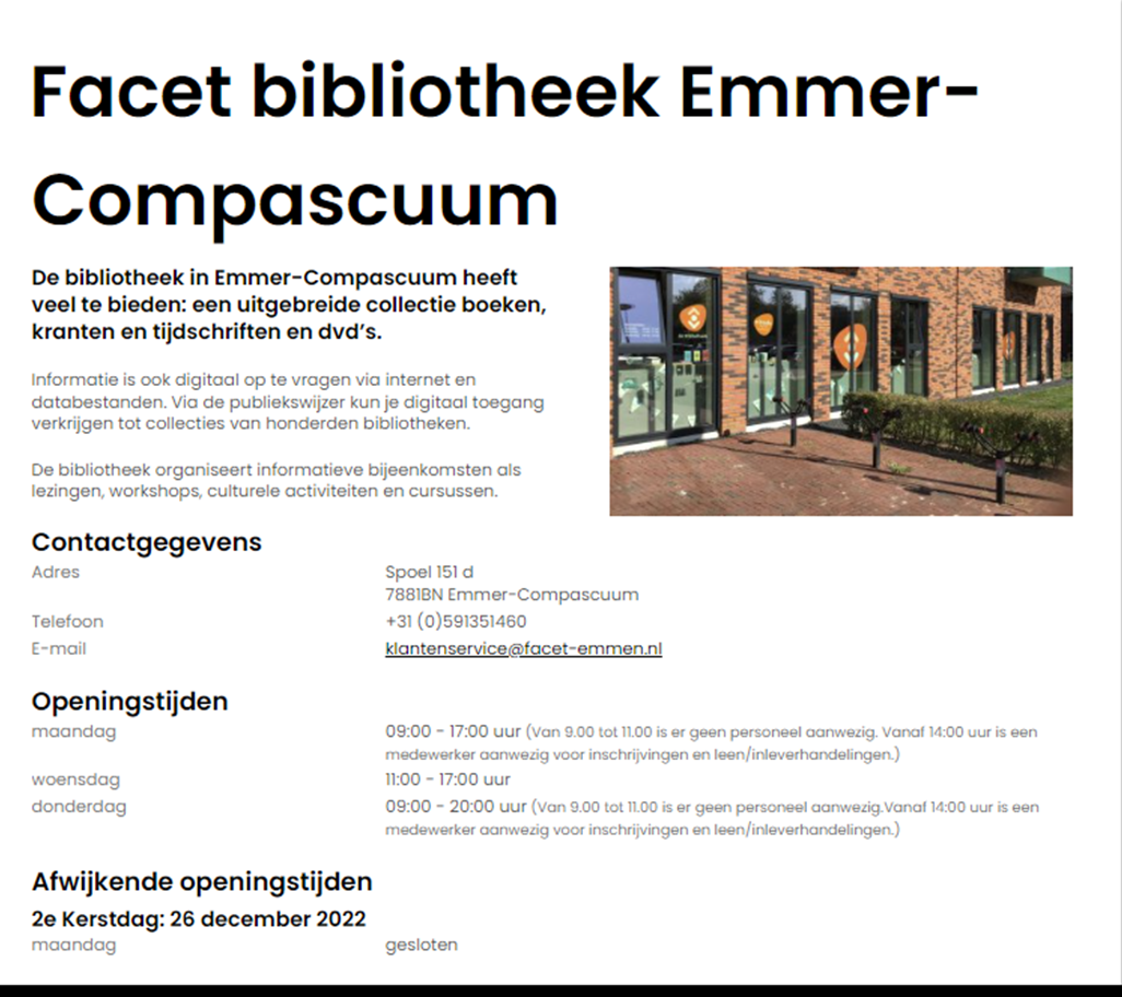 Algemene informatie – Dorpsbelangen Emmer-Compascuum